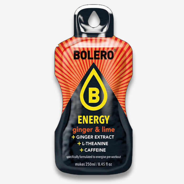 Bolero Energy Ginger & Lime – Invigorating drink powder with ginger and ...