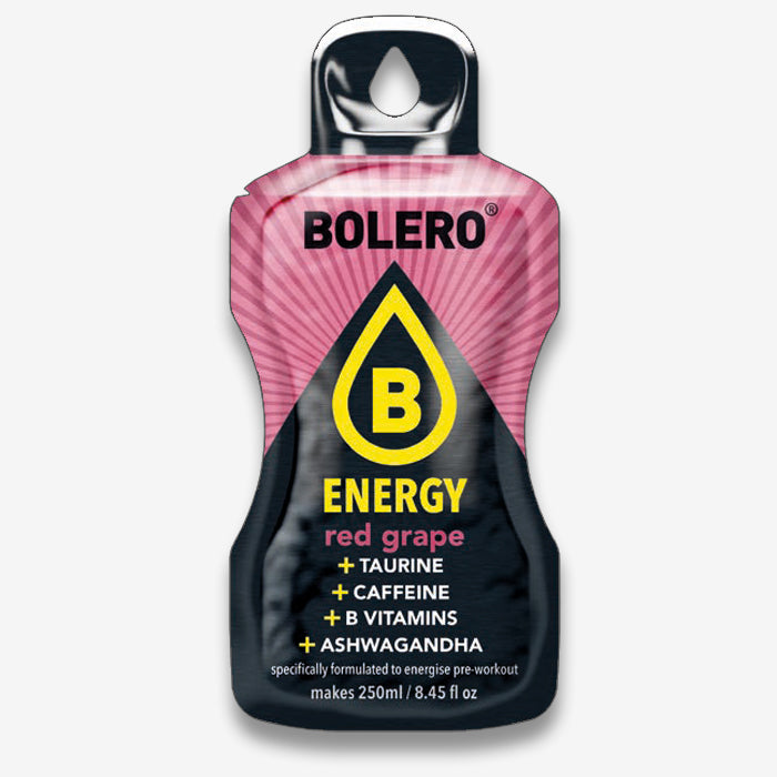 Bolero Energy Red Grape – Energy-rich drink powder with natural grape ...